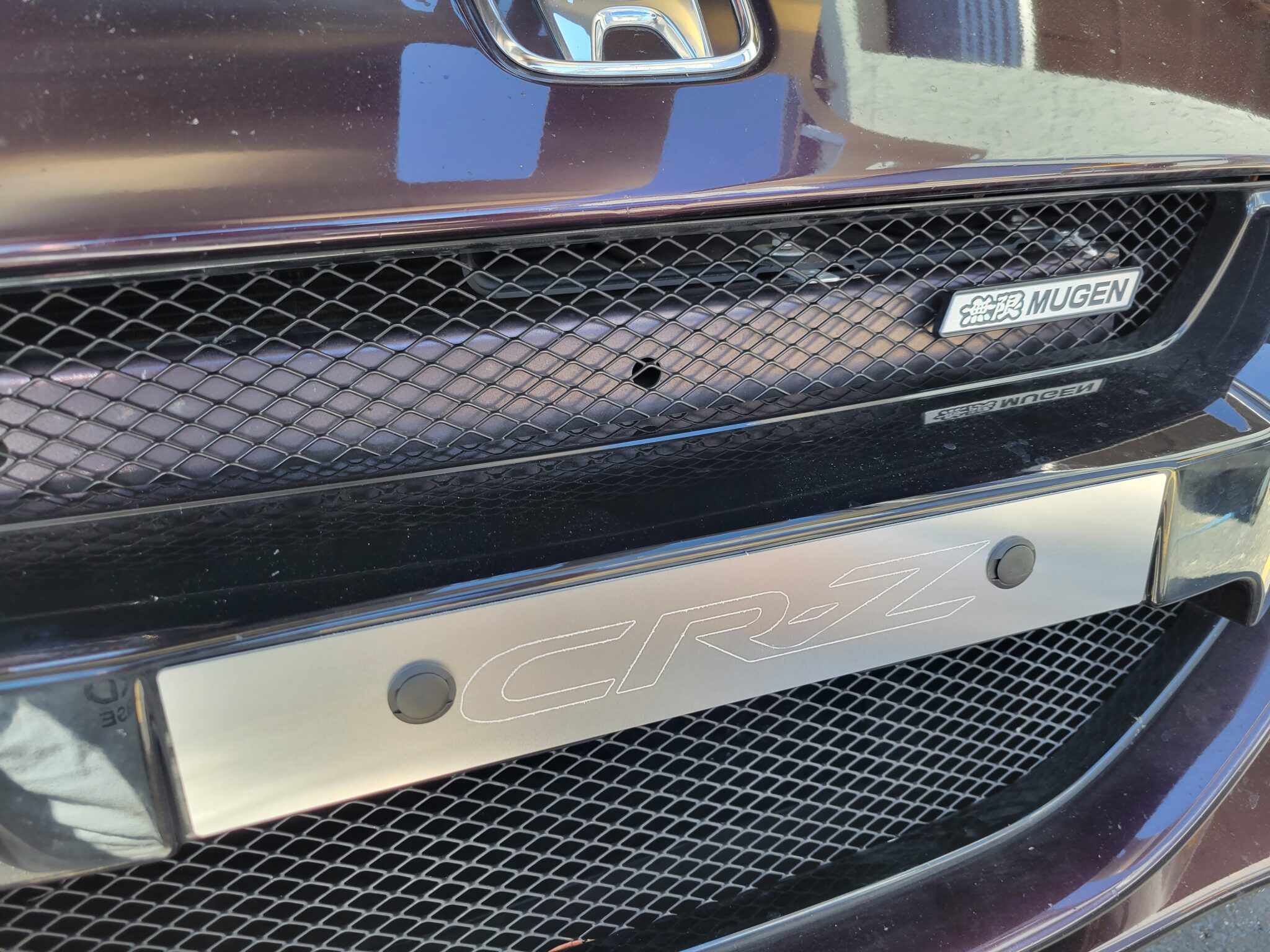 Honda CR-Z Half License Plate – LRB Speed