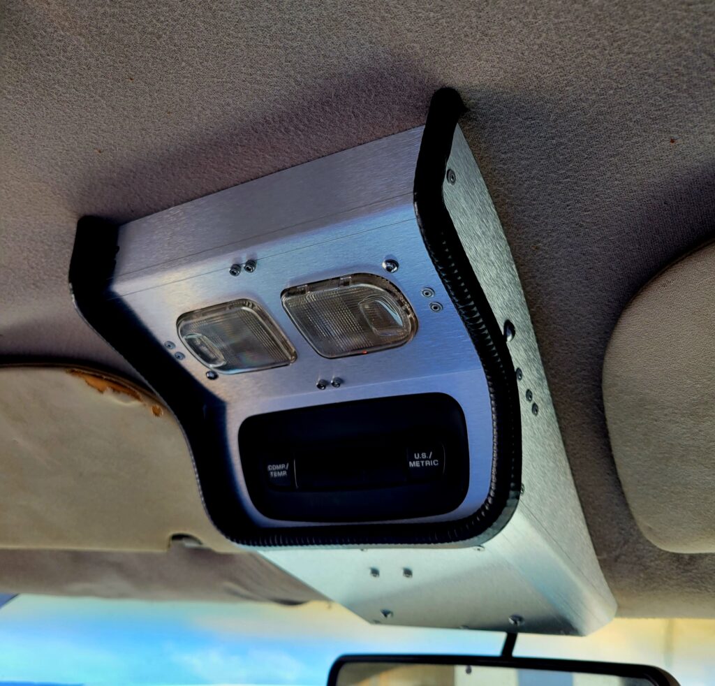1994-1998 Dodge Ram Aluminum Overhead Console – Stock Size – LRB Speed